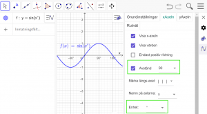 Trigonometriska funktioner i GeoGebra - Trigonometri (Ma4)-Eddler
